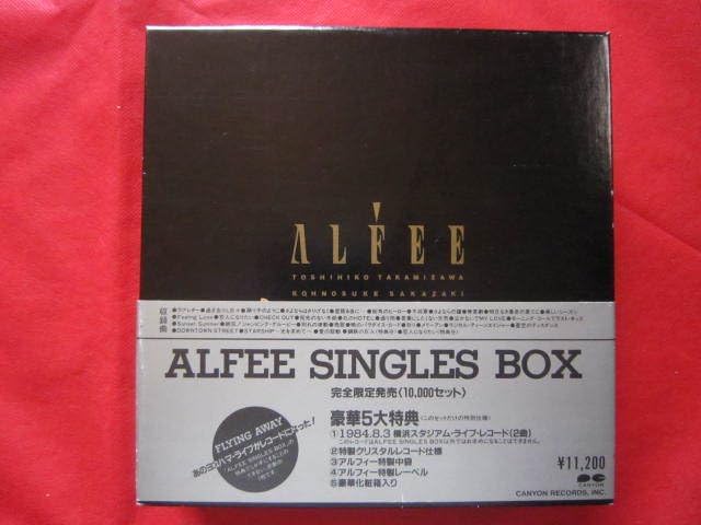Amazon.co.jp: アルフィー / 「 ALFEE SINGLES BOX 」 16 シングル 完全限定発売（10000 セット） /（5大特典のライブシングル無し） : おもちゃ