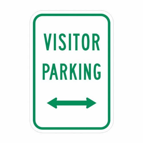 Tapco RP-5D Diamond Grade Cubed Rectangular Parking Sign, Legend ...