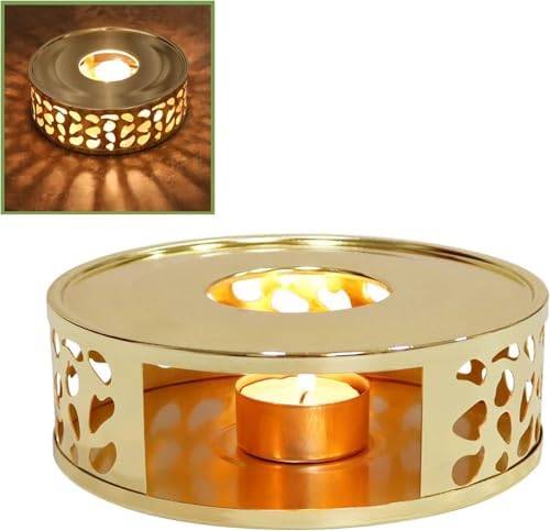 Amazon.com: KAYCROWN Teapot Warmer, Ceramic Tea Warmer with Tealight ...