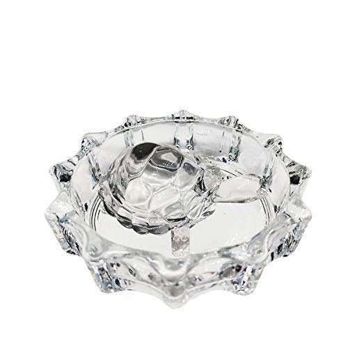 Buy IndiaBigShop Vastu Feng Shui Glass Turtle Tortoise with Plate for ...