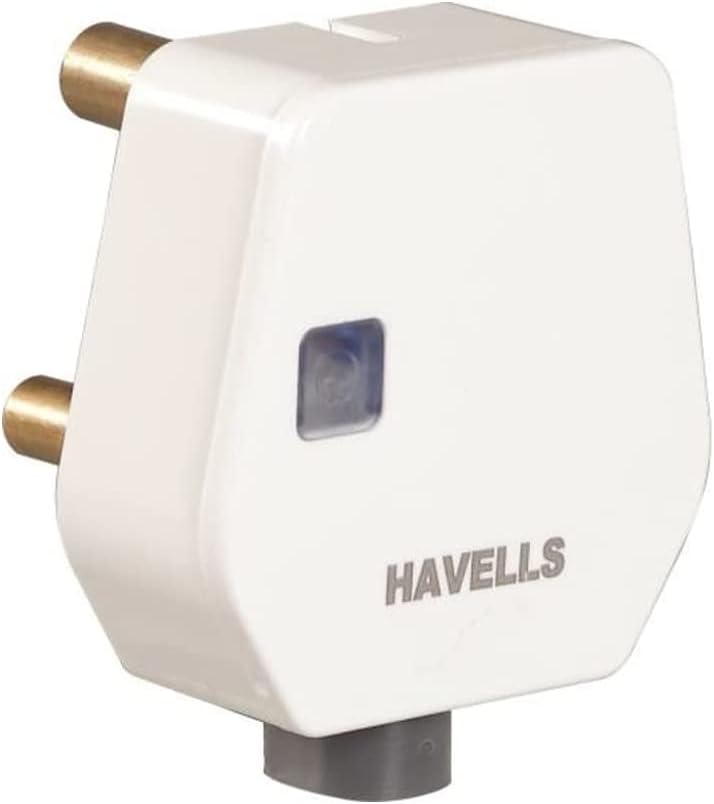 Havells Plastic 16A 30mA PRCD Plug Top (White) : Amazon.in: Home ...