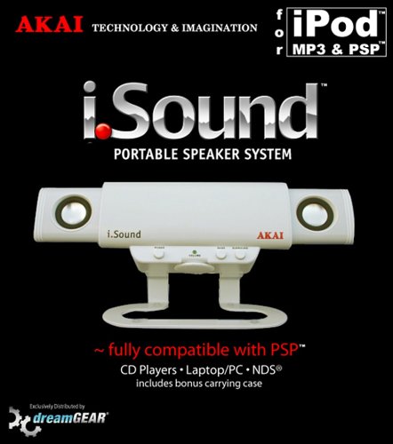 Amazon.com: PSP AKAI i.Sound Portable Speakers : Video Games