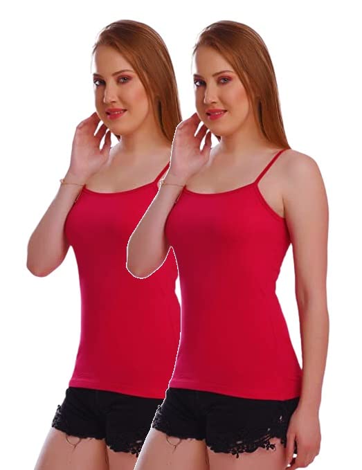 Buy EMBATA Spaghetti Camisole Vest Top Inner Wear Camis with Adjustable ...