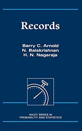 Amazon.com: Records (Wiley Series in Probability and Statistics ...