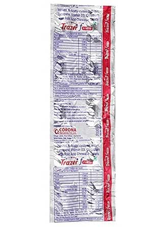 Trazer F Forte - Strip of 10 Tablets : Amazon.in: Health & Personal Care