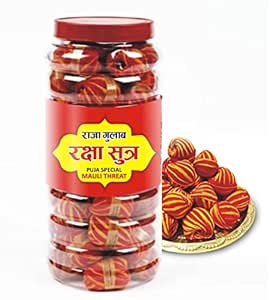RAJA GULAB - (Pack of 24pic) Moli Kalava Dhaga, Raksha Sutra Pooja ...