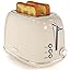 Toaster 2 Slice,1.5"Extra Wide Slots Toaster,Retro Stainless Steel with ...