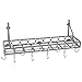 Amazon.com: Medium Gauge Wall-Mount Bookshelf Pot Rack with 8 Hooks ...