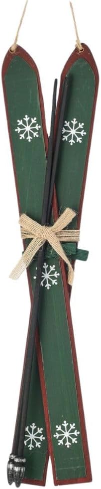 Amazon.com: Regency International Alpine Ski Ornament – 16.5” Rustic ...
