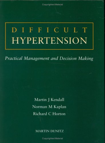 Difficult Hypertension: Practical management and decision making ...