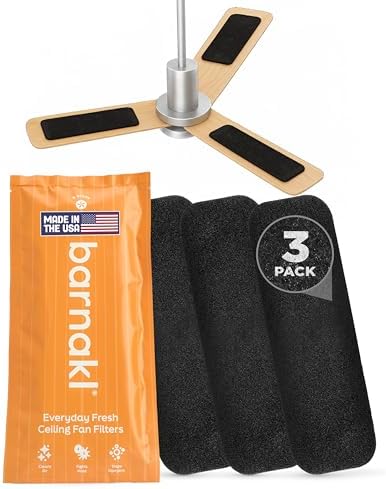 Amazon.com: Barnakl Ceiling Fan Air Purifier Pads, Activated Coconut ...