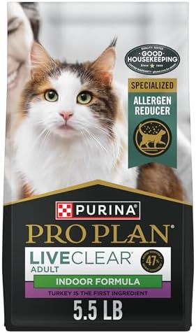 Amazon.com : Purina ONE LiveClear Allergen-Reducing Cat Food Dry ...