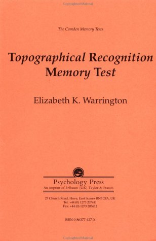 Amazon.com: The Camden Memory Tests: Topographical Recognition Memory ...
