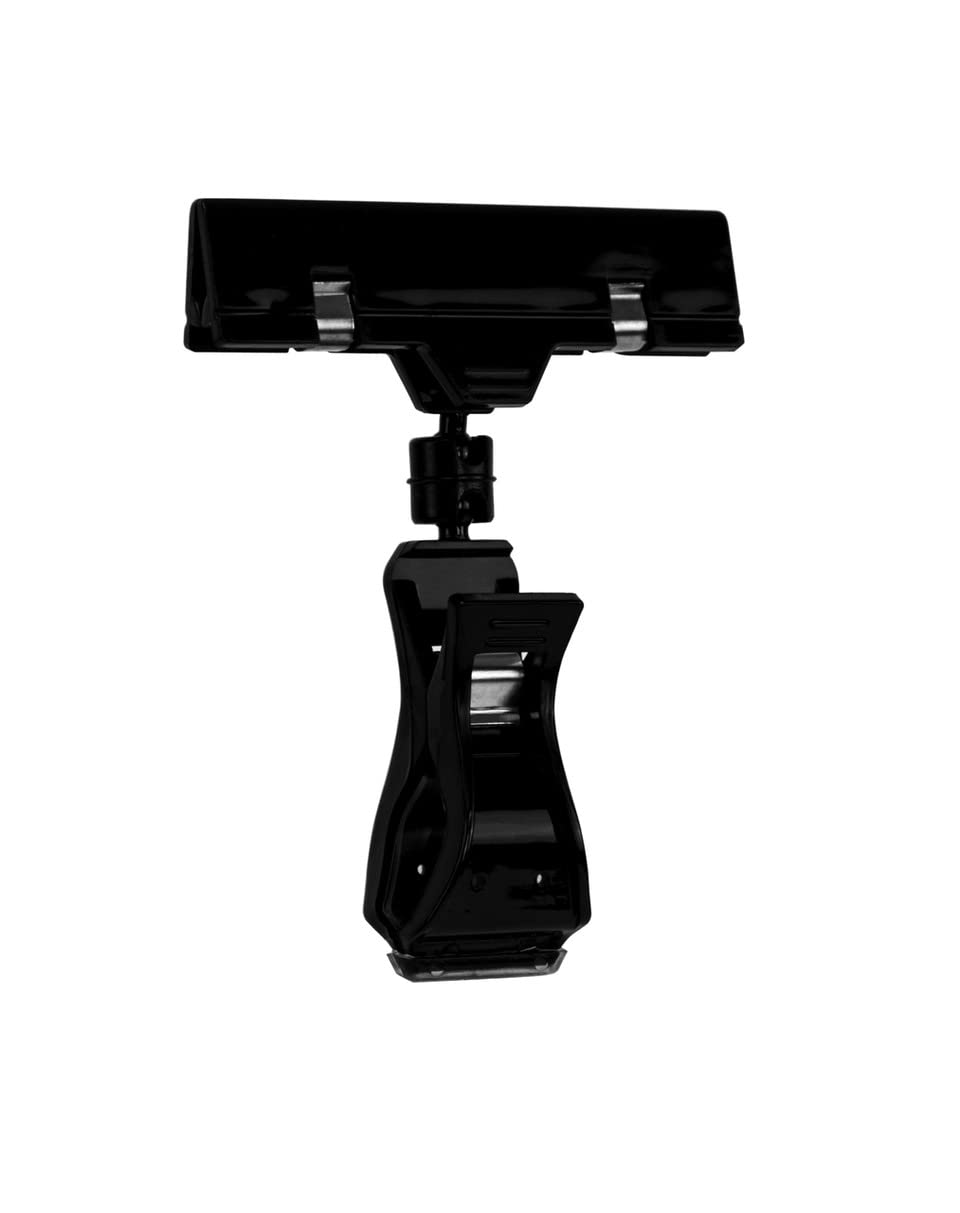 Amazon.com: THE GLOBAL DISPLAY SOLUTION POP Rotating Sign Clip | 3 1/8"w Sign Holder | 1" Grip ...