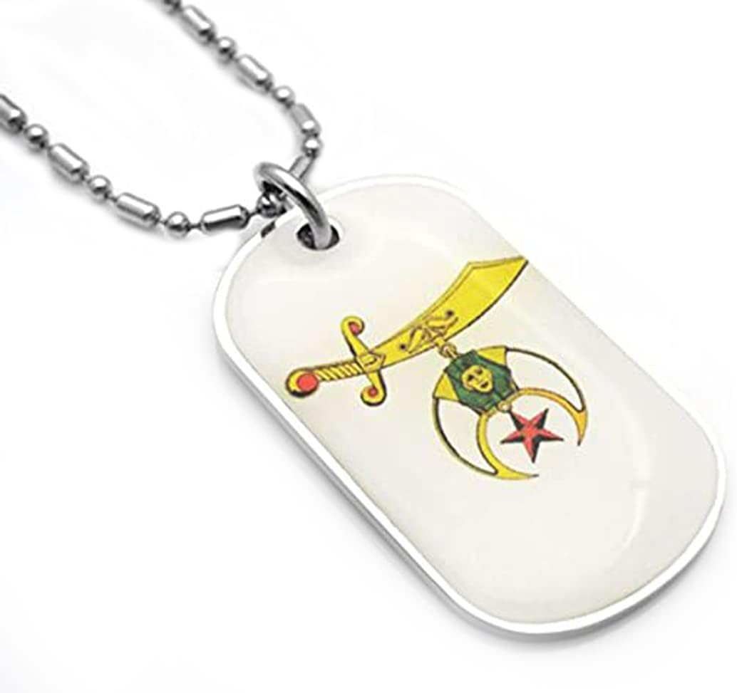 Amazon.com: Blingforfun Masonic / Mason Shriners - Coated Dog Tag ...