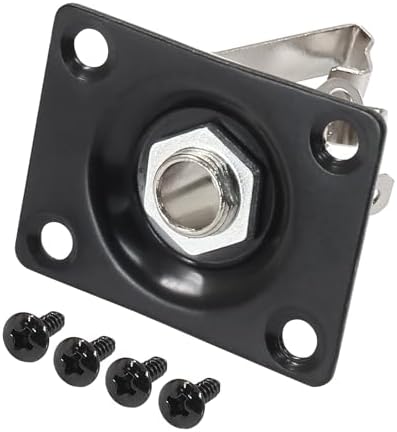 Amazon.com: Murtenze Rectangular Metal 1/4 Output Jack Plate Input Jack ...