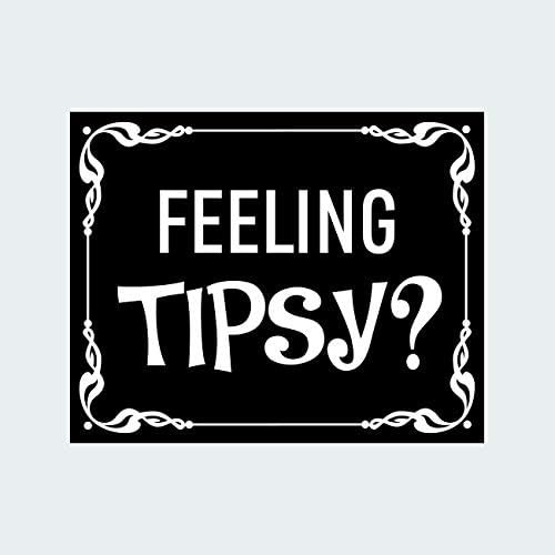 Amazon.com: fagraphix Feeling Tipsy Sticker Decal Self Adhesive tip jar ...