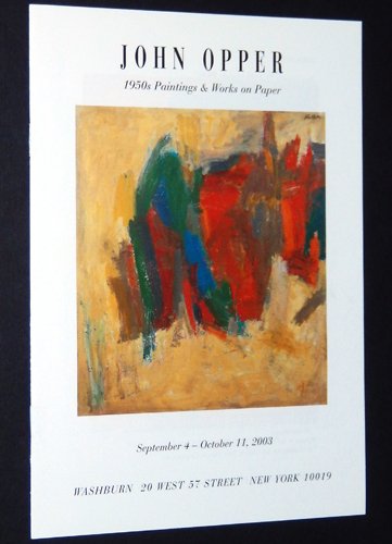 John Opper: 1950s Paintings and Works on Paper: John Opper: Amazon.com ...