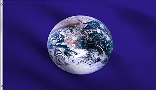 Amazon.com : New 3x5 Earth Day Flag Environmental Planet GLOBE WORLD ...