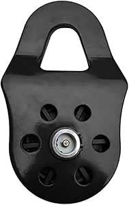 Amazon.com: Heavy Duty 10Ton Snatch Pulleys Block For Synthetic Rope Or ...