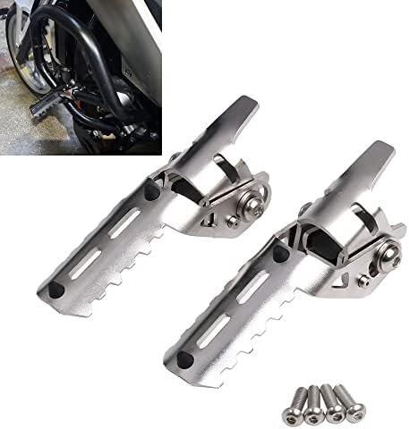 Amazon.com: 25mm / 1" 22-25mm Motorcycle Highway Front Footpegs Foot ...