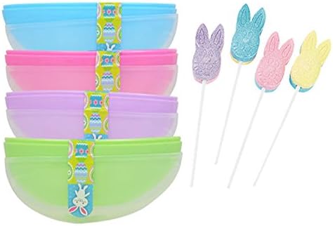 Amazon.com: Extra Large Easter Egg Containers With Clear Lids Set of 4 ...