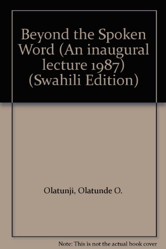 『Beyond the Spoken Word』｜感想・レビュー - 読書メーター