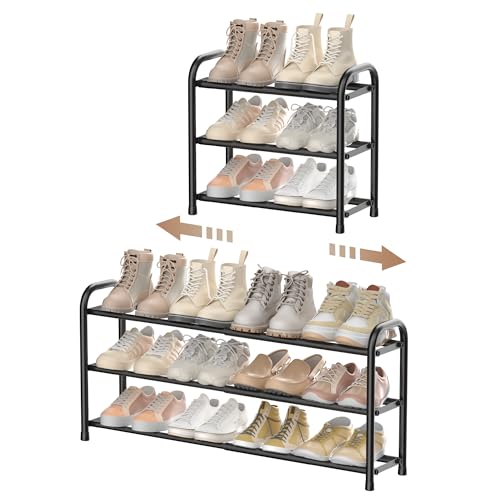 What are the dimensions of a standard shoe rack?