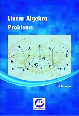 Buy LINEAR ALGEBRA PROBLEMS Book Online at Low Prices in India | LINEAR ...