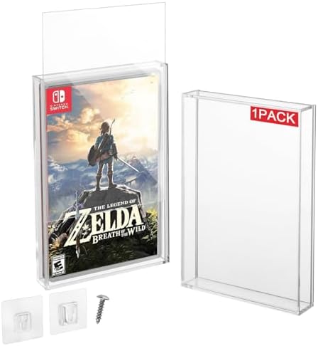 Amazon.com: CaSZLUTION Clear Acrylic Video Game Box Protector Case for ...