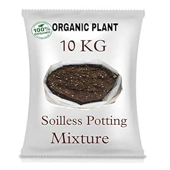 ORGANIC PLANT Soil Less Potting Mixture (10Kg) : Amazon.in: Garden ...