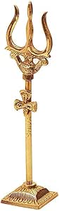 Amazon.com: Designer Trishul Lord Shiva Pooja Trishul for Home Temple ...