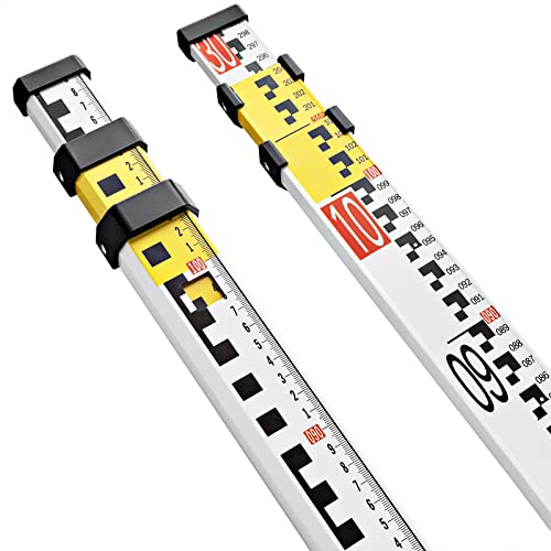 Firecore Telescopic Levelling Staff Telescopic Rod 3m 3 Sections ...