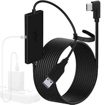 Amazon.com: Kuject Design 5m Link Cable for Oculus Quest 2, with ...