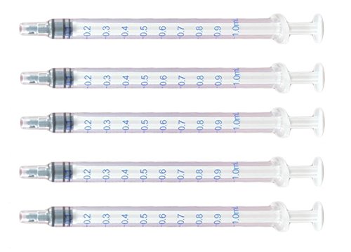 Oral Medication Syringe: 1 mL - 25 pcs: Amazon.com: Industrial & Scientific