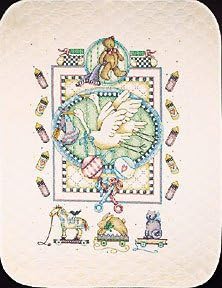 Amazon.com: The Stork's Delivery Quilt - Stamped Kit