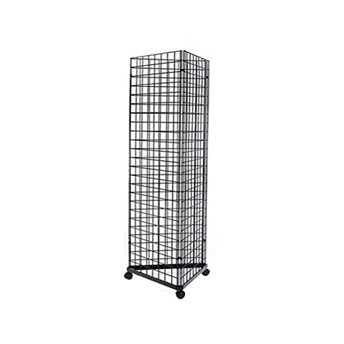 Amazon.com: 2' x 6' Foor Wire Grid Panel 3-Sided Tower Floorstanding ...