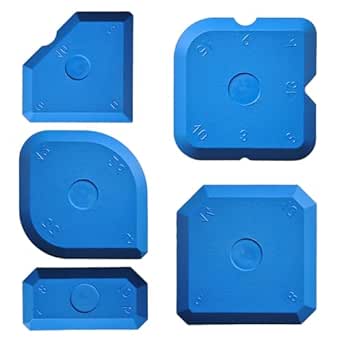 GCNWW Silicone Profiling Tool 5 Pieces Caulk Kit, Multi-Angle Silicone ...