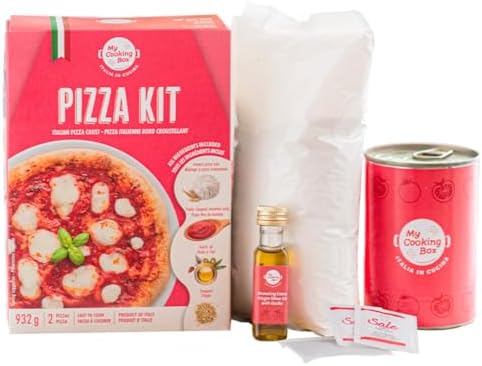 Amazon.com : My Cooking Box Pizza dough kit - Products of Italy ...