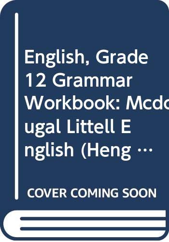 English, Grade 12 Grammar Workbook: Mcdougal Littell English (Heng 92 ...