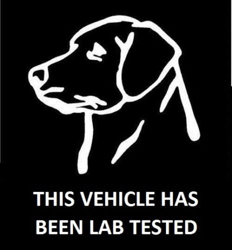 Amazon.com: Labrador iPad Vinyl Car Window Decals Sticker This Vehicle ...