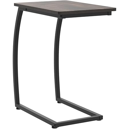 Amazon.com: WLIVE Snack Side Table, C Shaped End Table for Sofa Couch ...