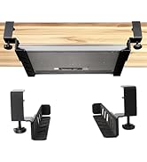 Amazon.com: LUKETURE Desk Side Storage, Under Desk Laptop Holder, 2 ...