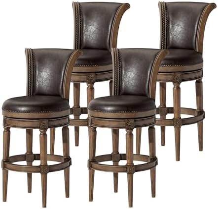 Amazon.com: Maven Lane Pullman 31 Inch Tall Bar Height Upholstered ...