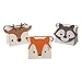 Amazon.com: Woodland Party Animal Shaped Boxes - Party Supplies - 12 ...