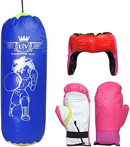 GRIFFIN Sports Kids Champ Junior Boxing Kit Set | 1 Punching Bag, 1 ...