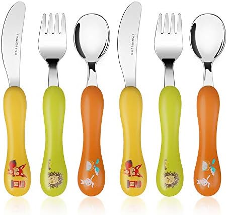 Exzact Children's Cutlery 6pcs Toddler Cutlery/Kids Flatware ...