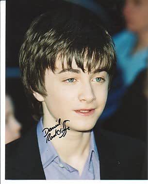 Daniel Radcliffe Signed Autographed Harry Potter 8 x 10 Glossy Color ...