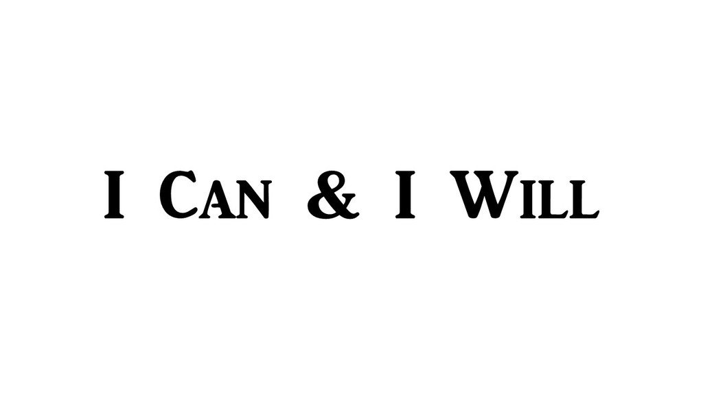 Amazon.com: CMI493 I Can & I Will | Motivational Decal | Inspirational ...