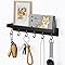 Amazon.com: Niffgaff Black Key Holder - Self Adhesive Key Rack with ...
